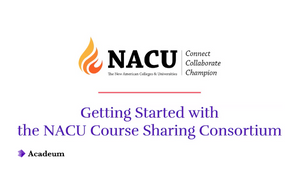 NACU Online Course Sharing Consortium